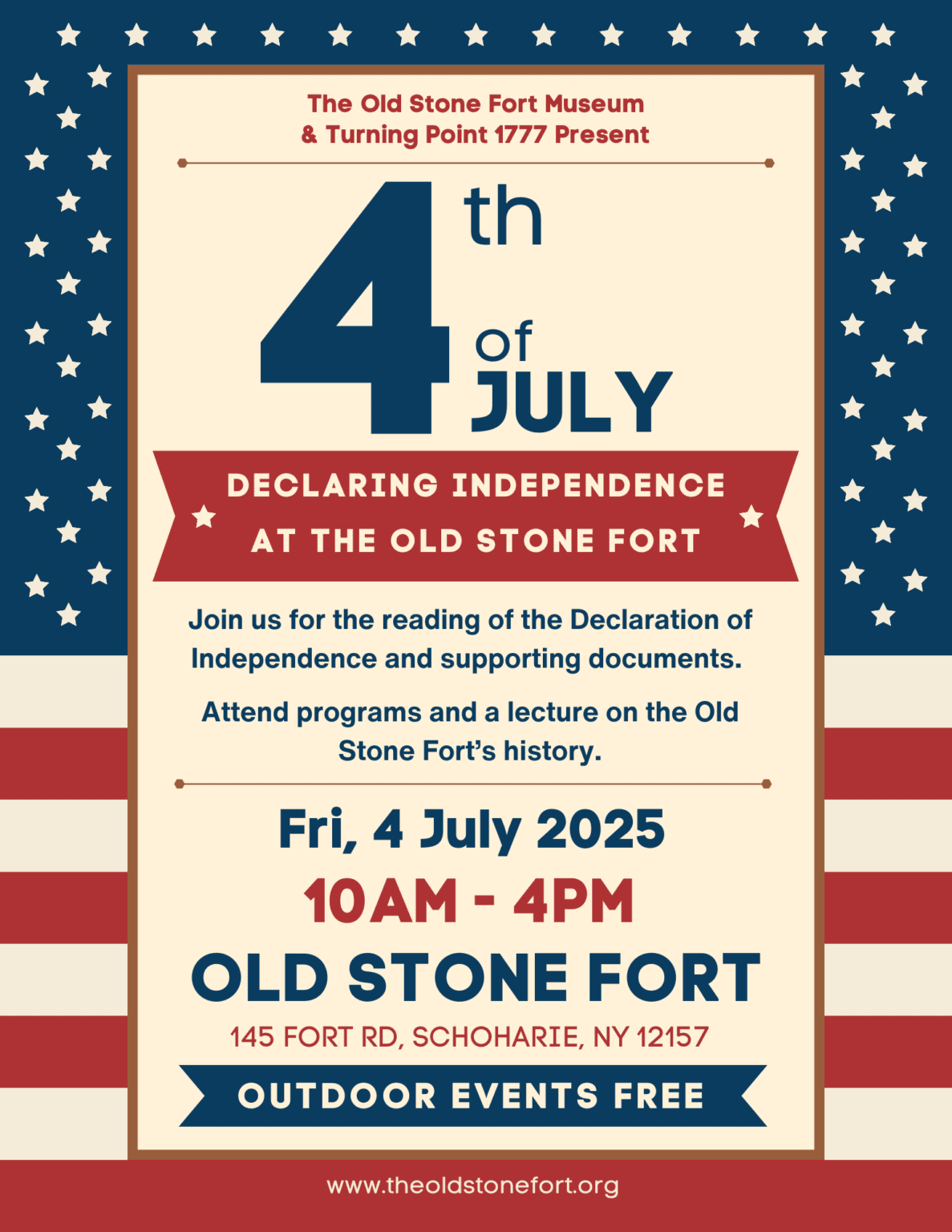 Declaring Independence at the Fort - Montgomery County